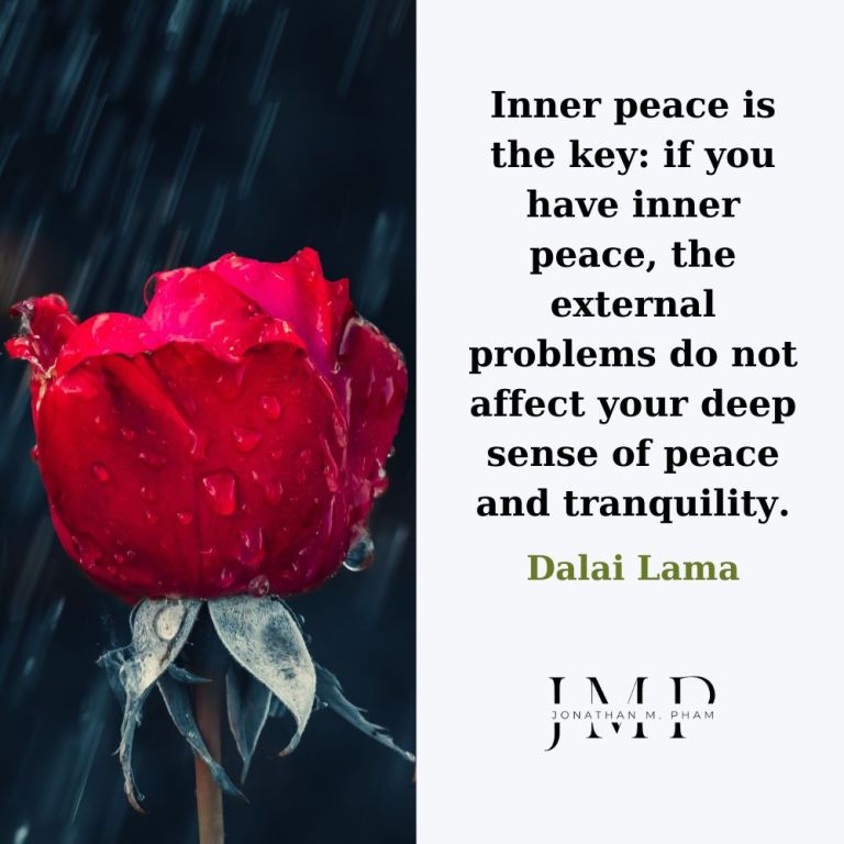 45 Inner Peace Quotes to Nourish Wisdom | Jonathan M. Pham