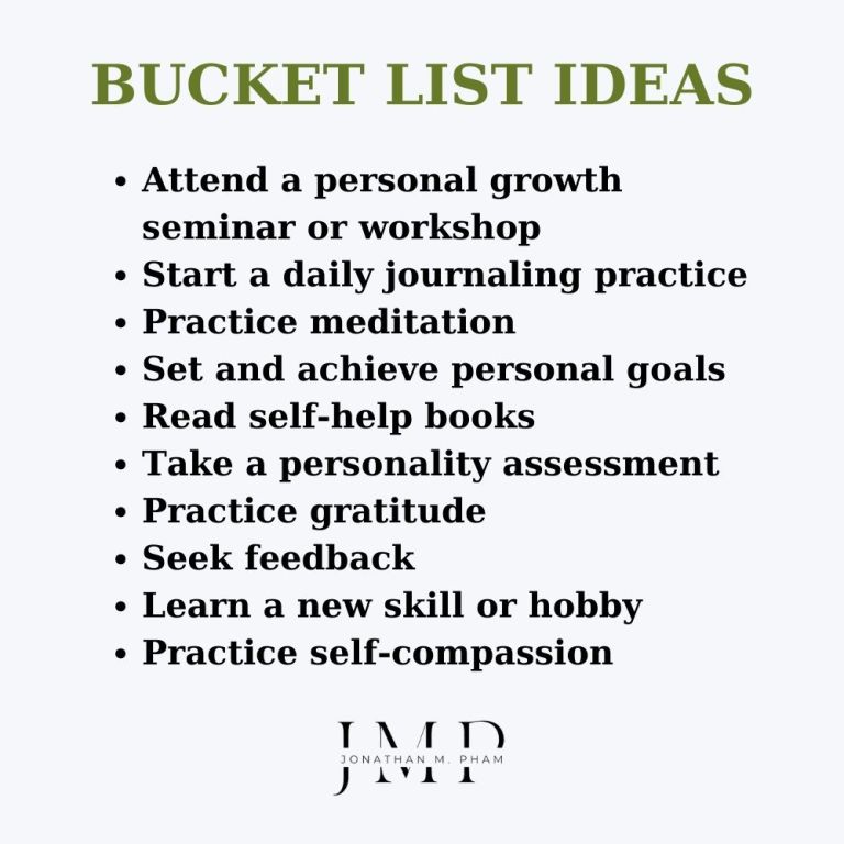 Bucket List Ideas: 250 Items for Inspiration | Jonathan M. Pham