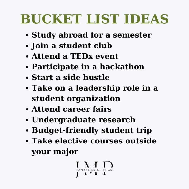 Bucket List Ideas: 250 Items for Inspiration | Jonathan M. Pham