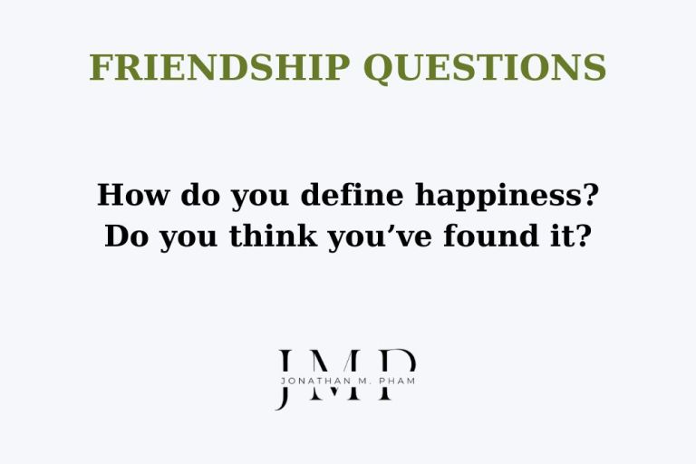 180 Friendship Questions: Bond Beyond Words | Jonathan Pham