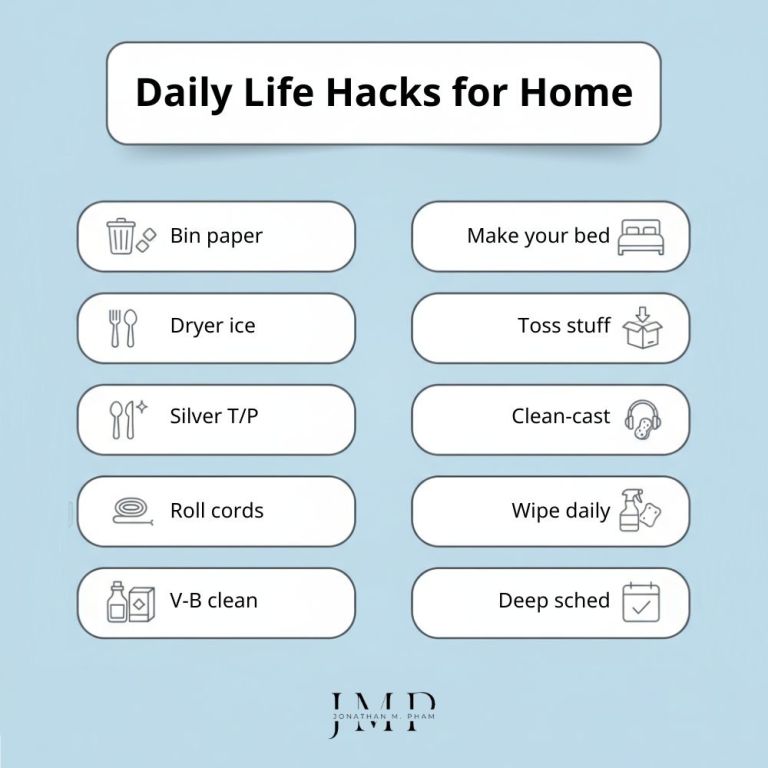 Daily Life Hacks: 55 Tips for Every Area | Jonathan M. Pham