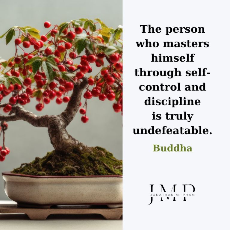 80 Self Control Quotes: Your First & Greatest Triumph | Jonathan M. Pham