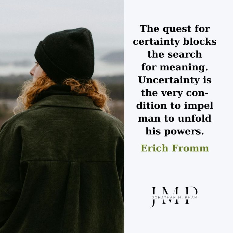 140 Uncertainty Quotes: Finding Peace in the "Not Knowing" | Jonathan M ...