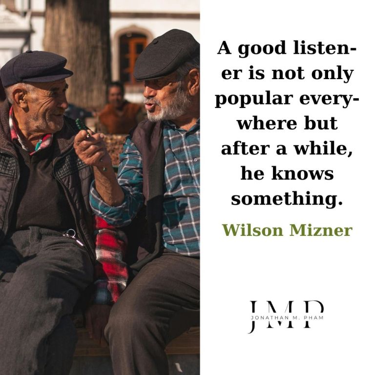 77 Quotes about Listening: From Hearing to Understanding | Jonathan M. Pham