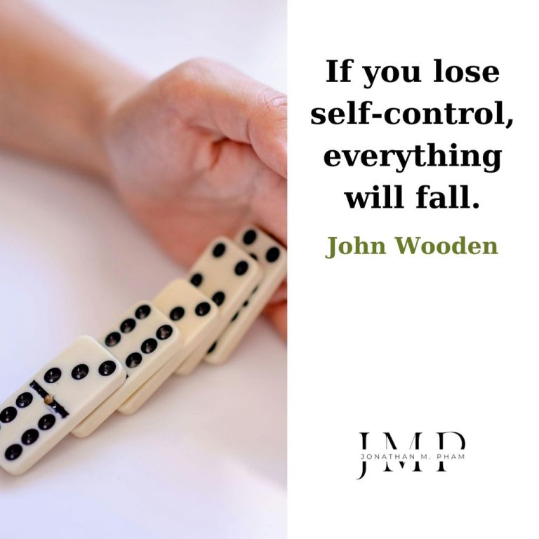 80 Self Control Quotes: Your First & Greatest Triumph | Jonathan M. Pham