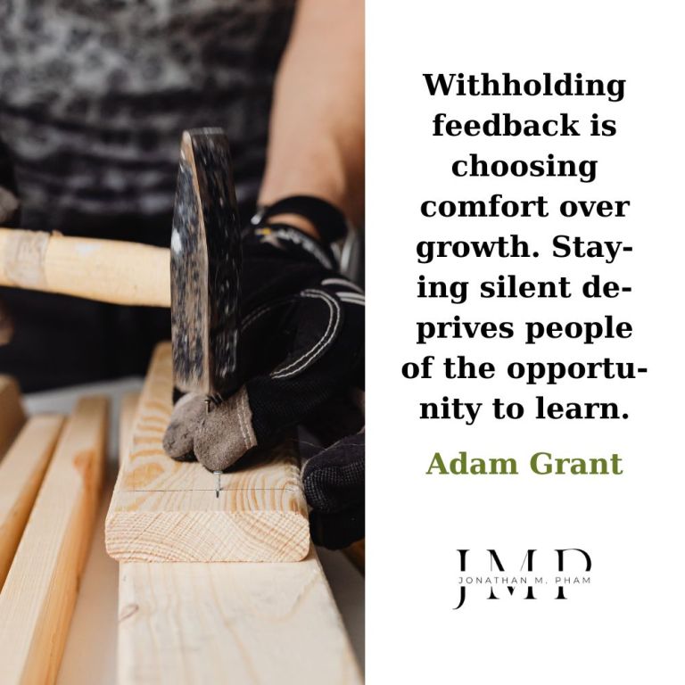63 Feedback Quotes: Turning Input Into Positive Growth | Jonathan M. Pham